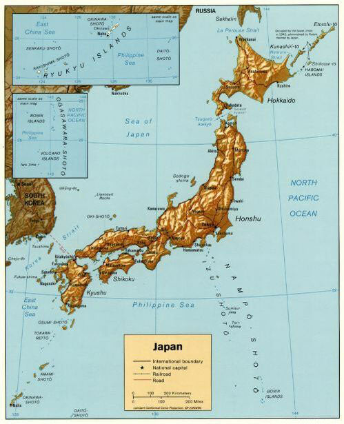 Map of Japan Framed Push Pin Map – wallmapsforsale